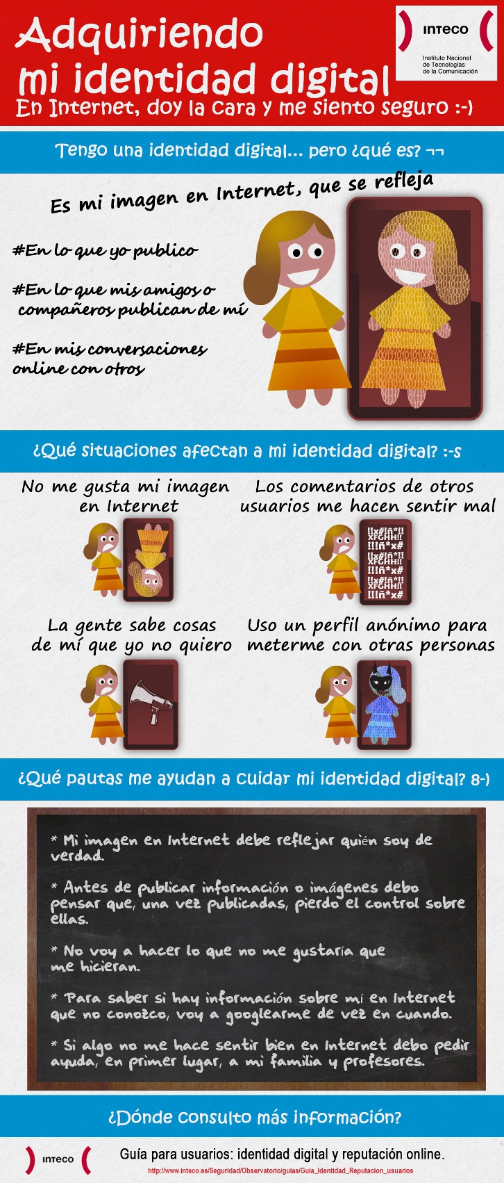 Adquiriendo mi identidad digital #infografia #infographic #internet ...