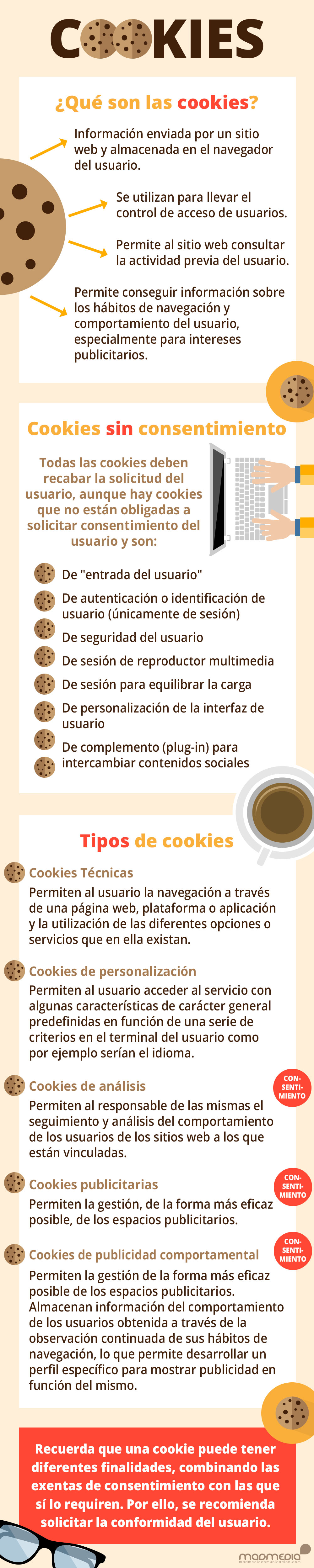 Todo lo que debes saber sobre las cookies #infografia #infographic ...