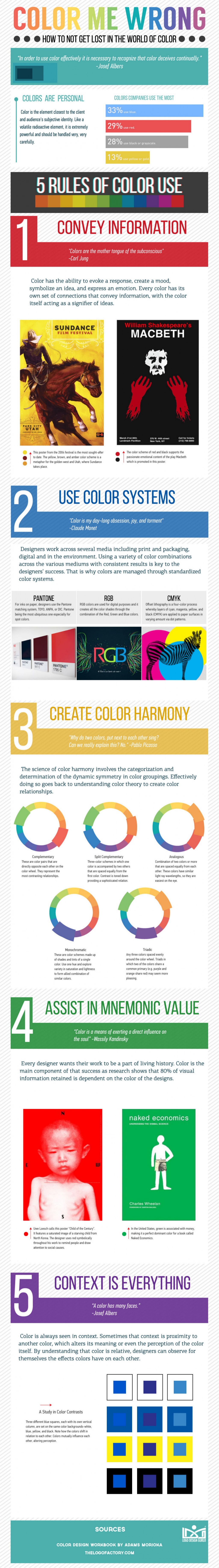 Cómo no perderse en el Mundo del Color #infografia #infographic #design ...