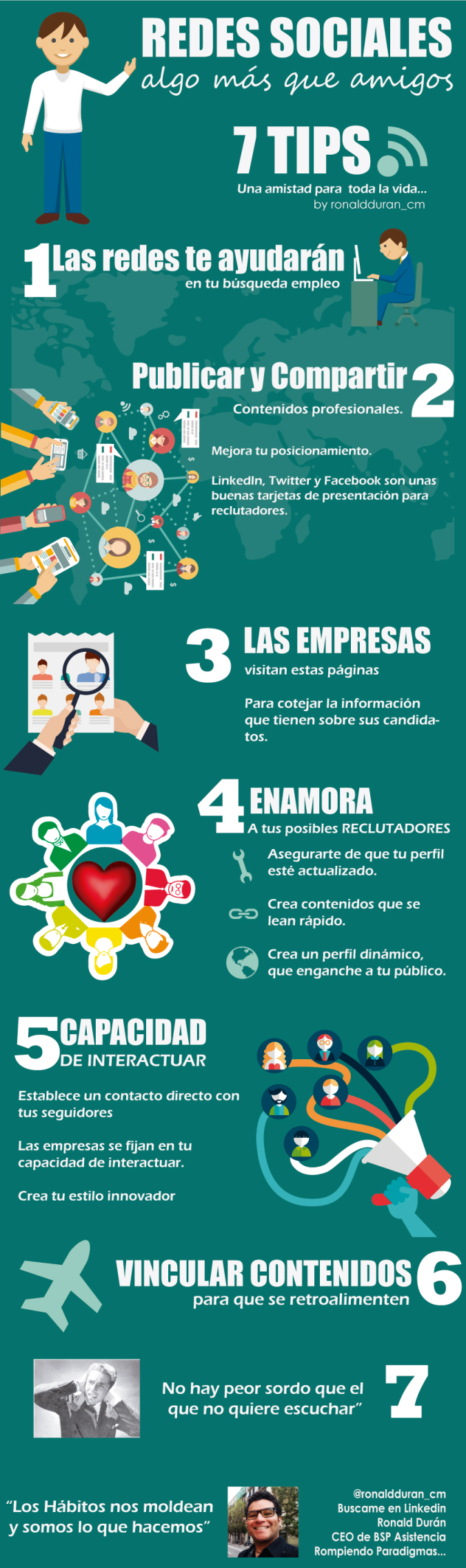 Redes Sociales: algo más que amigos #infografia #infographic # ...