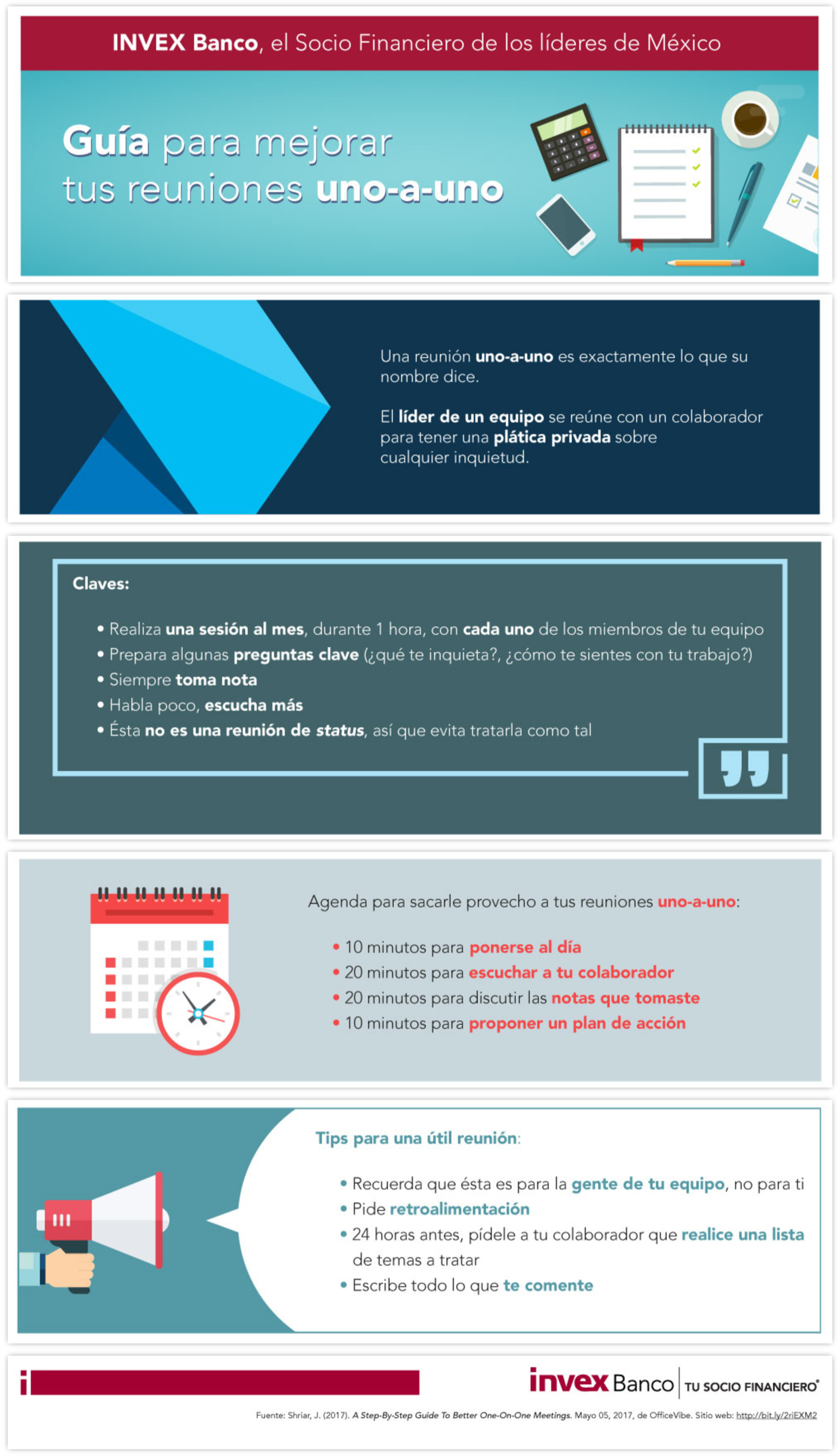 Guía para mejorar tus reuniones uno a uno #infografia #infographic # ...
